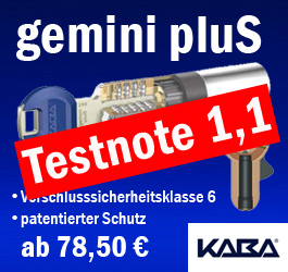 Schließzylinder vom Marktführer KABA und KESO, CES, BKS, Winkhaus.